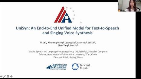 UniSyn: An end-to-end unified model for text-to-speech and singing ...