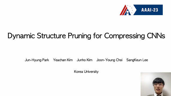 Underline | Dynamic Structure Pruning for Compressing CNNs Underline | Dynamic Structure Pruning for Compressing CNNs