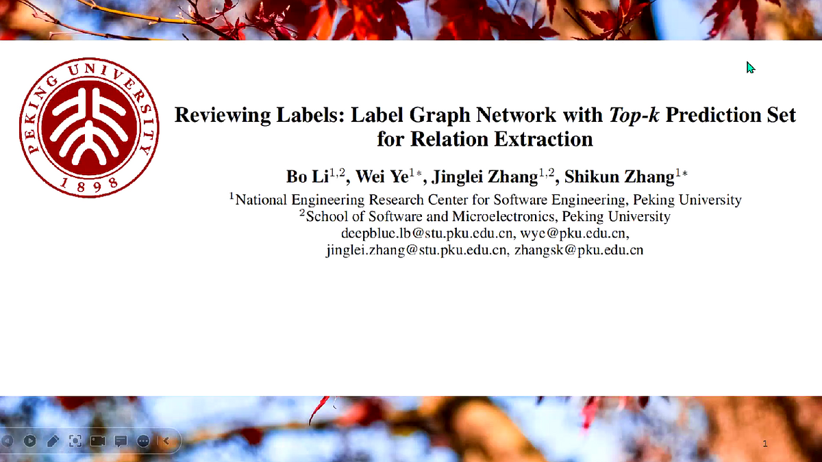 Underline | Reviewing Labels: Label Graph Network with Top-k Prediction Set for Relation Extraction