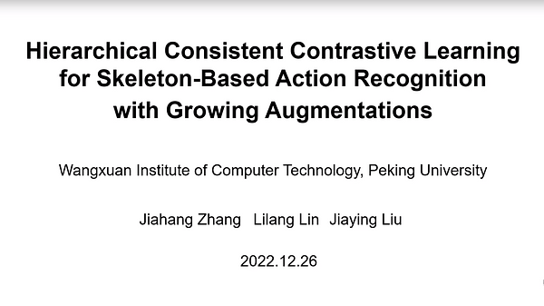Underline | Hierarchical Consistent Contrastive Learning for Skeleton ... Underline | Hierarchical Consistent Contrastive Learning for Skeleton ...