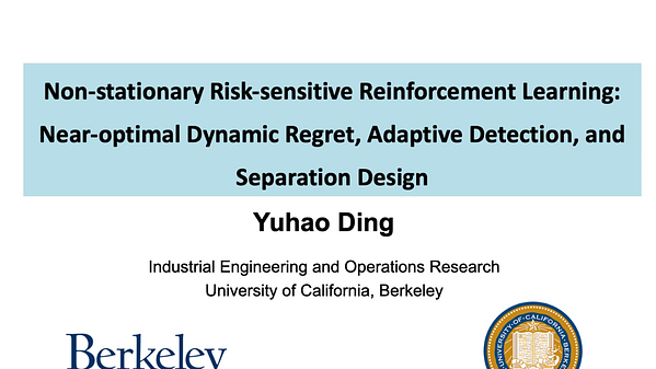 Underline | Non-stationary Risk-sensitive Reinforcement Learning: Near ... Underline | Non-stationary Risk-sensitive Reinforcement Learning: Near ...