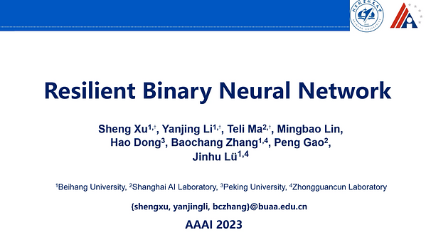 Underline | Resilient Binary Neural Network