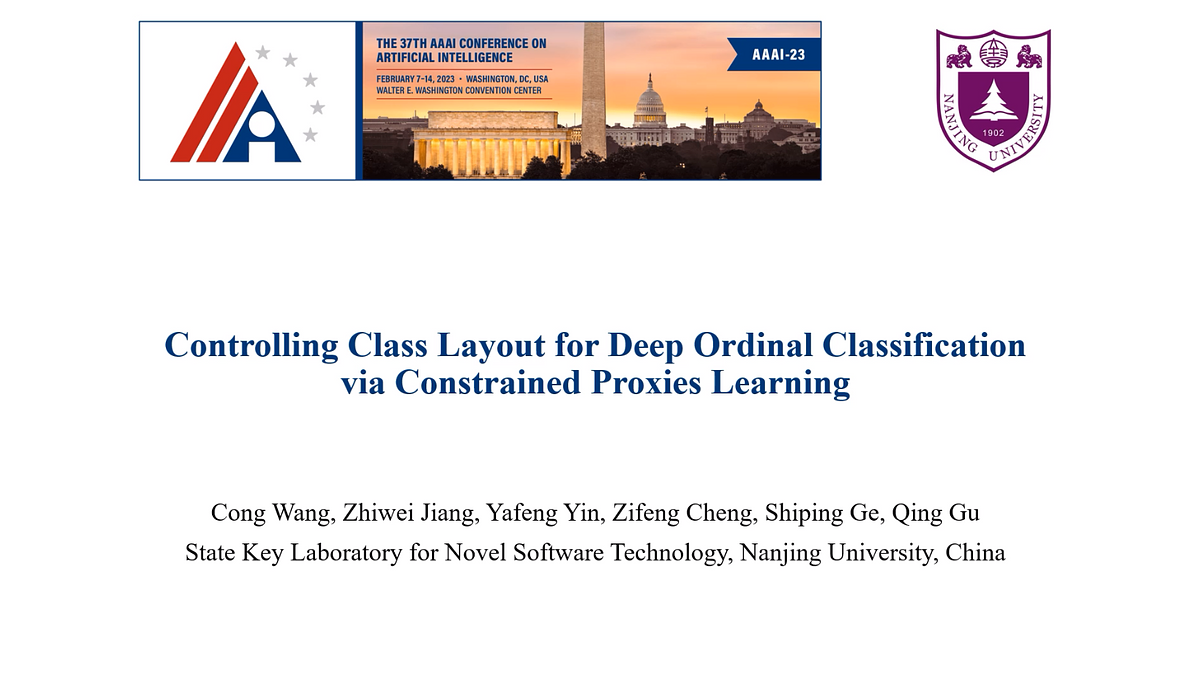 Underline Controlling Class Layout For Deep Ordinal Classification Via Constrained Proxies 3393