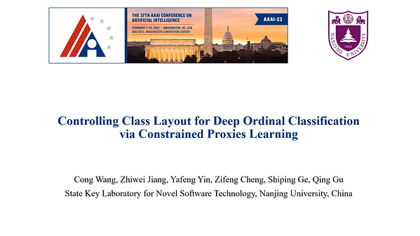 Underline Controlling Class Layout For Deep Ordinal Classification Via Constrained Proxies