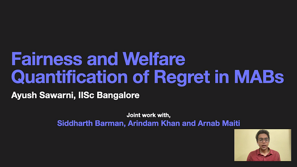 Underline | Fairness and Welfare Quantification for Regret in Multi ... Underline | Fairness and Welfare Quantification for Regret in Multi ...