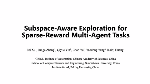 Underline Subspace Aware Exploration For Sparse Reward Multi Agent Tasks