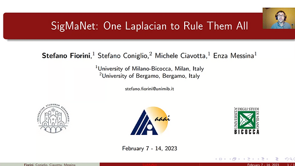 Underline | SigMaNet: One Laplacian to Rule Them All