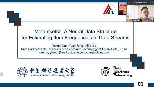 Underline | Meta-sketch: A Neural Data Structure for Estimating Item Frequencies of Data Streams