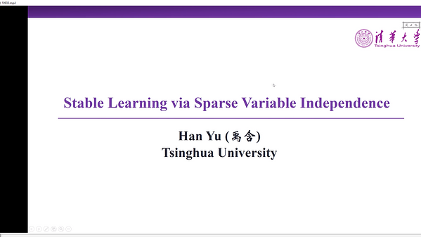 Underline | Stable Learning via Sparse Variable Independence