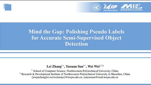 Underline | Mind the Gap: Polishing Pseudo Labels for Accurate Semi ... Underline | Mind the Gap: Polishing Pseudo Labels for Accurate Semi ...