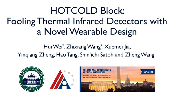 Underline | HOTCOLD Block: Fooling Thermal Infrared Detectors with a ...