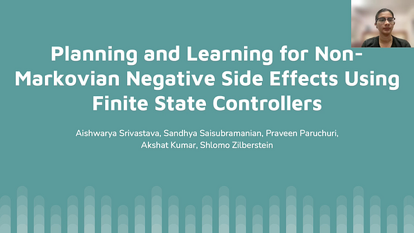 Underline | Planning and Learning for Non-Markovian Negative Side Effects Using Finite State ...