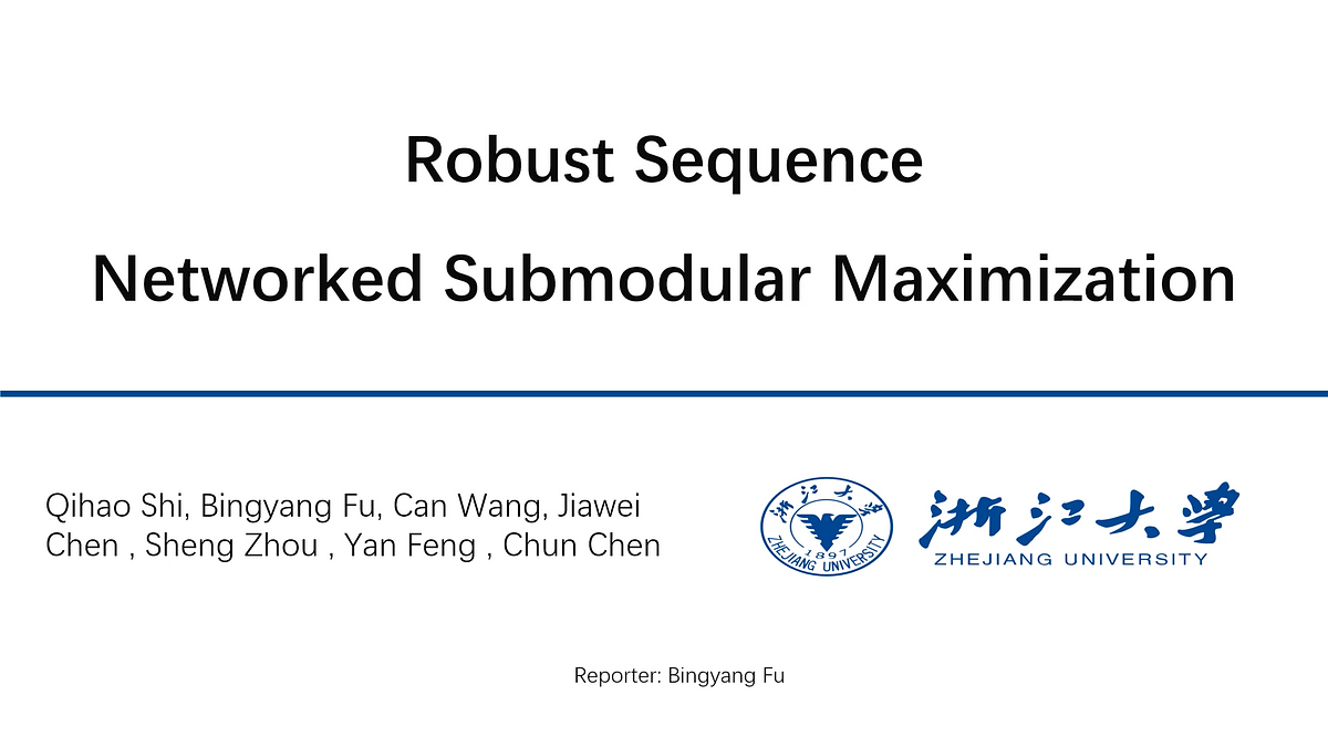 Underline | Robust Sequence Networked Submodular Maximization Underline | Robust Sequence Networked Submodular Maximization
