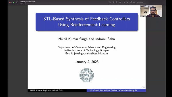 Underline Stl Based Synthesis Of Feedback Controllers Using Reinforcement Learning