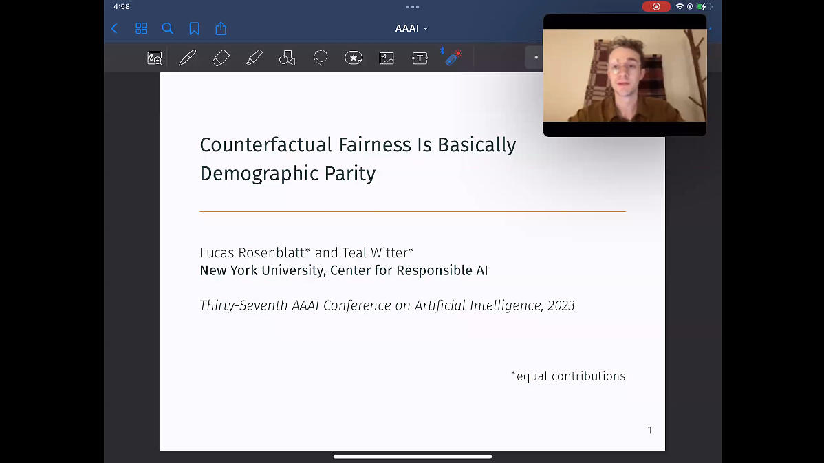Underline Counterfactual Fairness Is Basically Demographic Parity