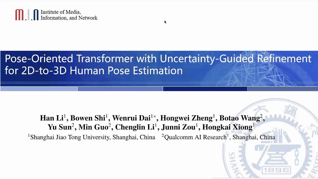Underline | Pose-Oriented Transformer with Uncertainty-Guided ... Underline | Pose-Oriented Transformer with Uncertainty-Guided ...