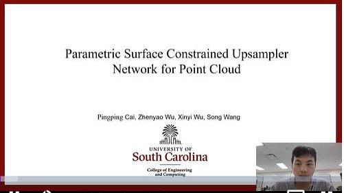Underline | Parametric Surface Constrained Upsampler Network for Point Cloud