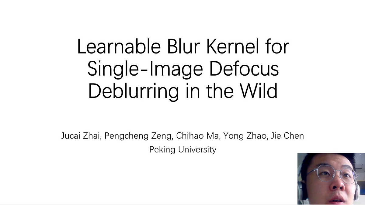 Underline Learnable Blur Kernel For Single Image Defocus Deblurring In The Wild
