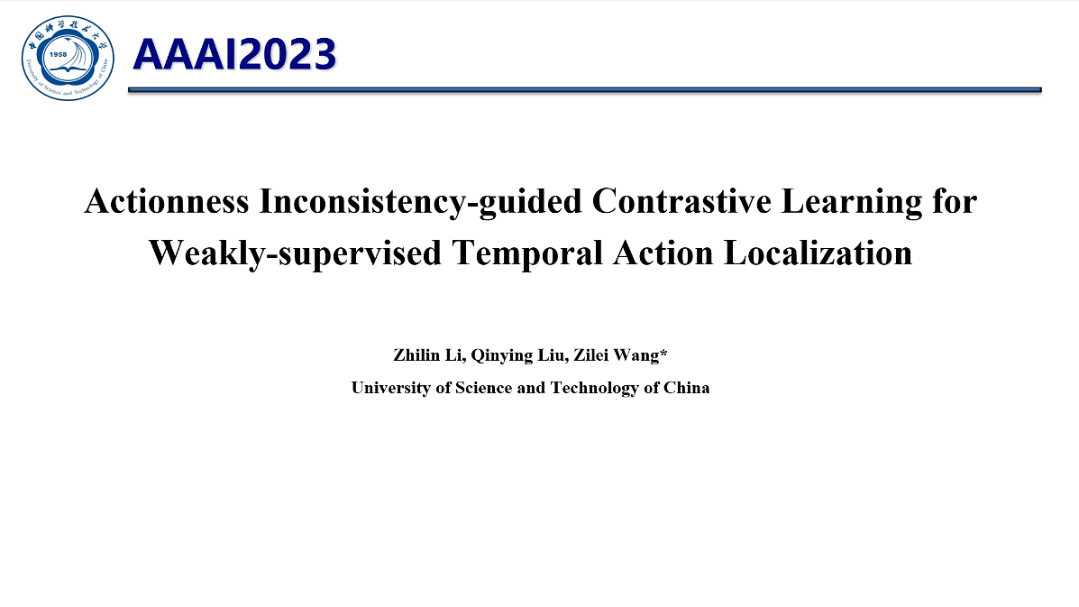 Underline Actionness Inconsistency Guided Contrastive Learning For Weakly Supervised Temporal