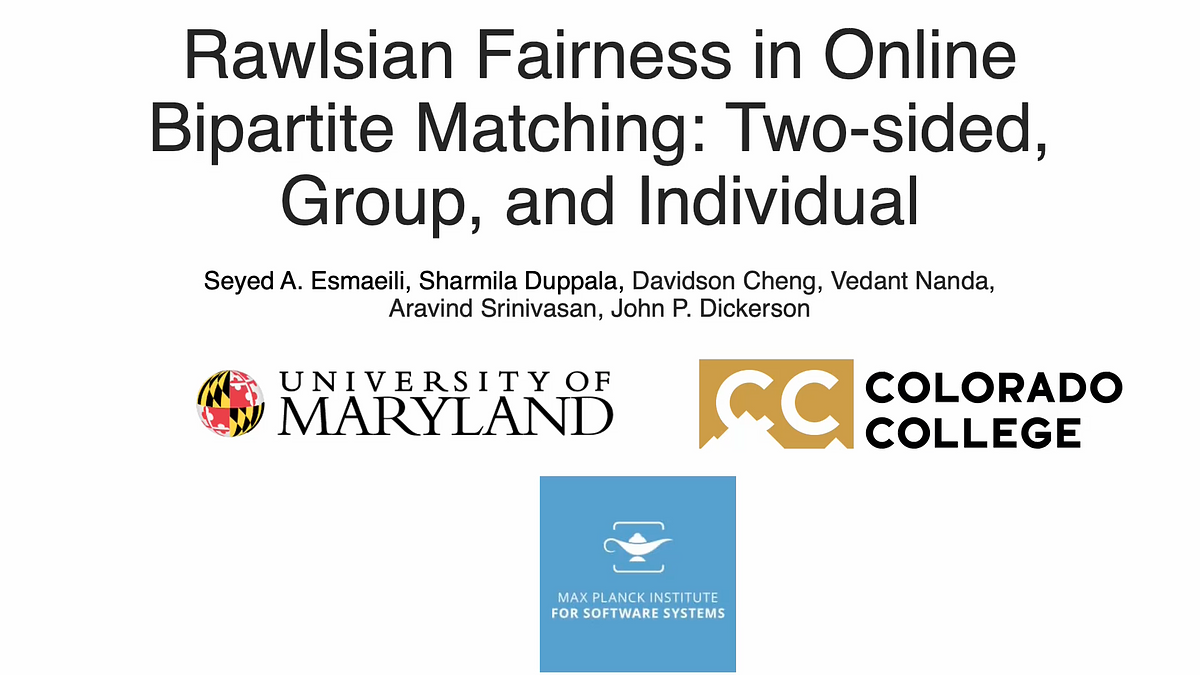 Underline | Rawlsian Fairness in Online Bipartite Matching: Two-sided, Group, and Individual