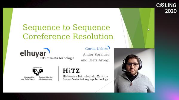 Underline | Sequence to Sequence Coreference Resolution