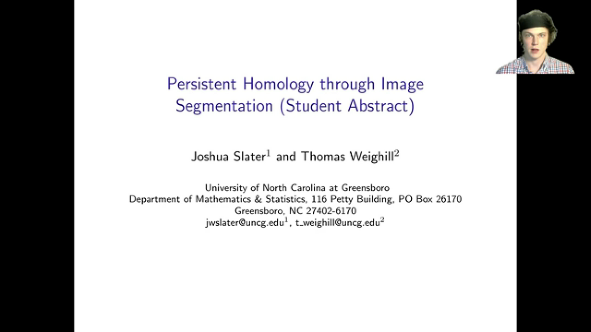 Underline | Persistent Homology through Image Segmentation (Student ... Underline | Persistent Homology through Image Segmentation (Student ...