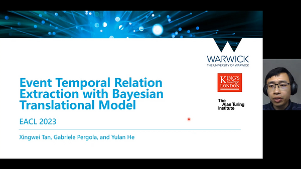 Underline Event Temporal Relation Extraction With Bayesian