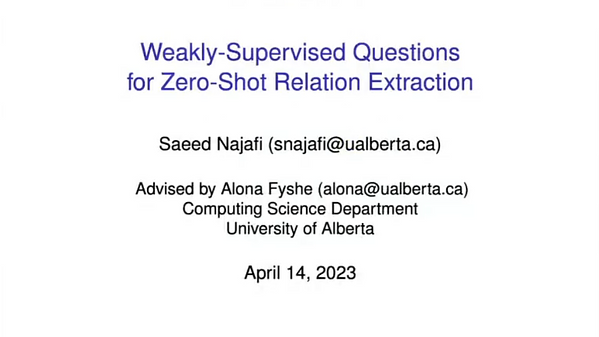 Underline | Weakly-Supervised Questions for Zero-Shot Relation Extraction