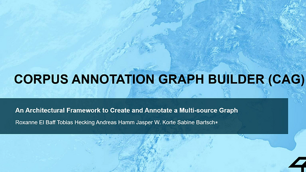 Underline | Corpus Annotation Graph Builder (CAG): An Architectural ... Underline | Corpus Annotation Graph Builder (CAG): An Architectural ...