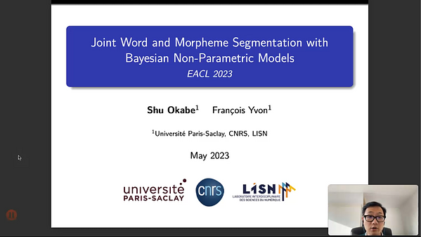 Joint Word and Morpheme Segmentation with Bayesian Non-Parametric Models | Underline