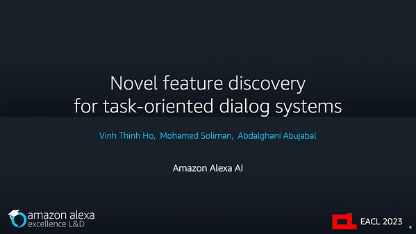 Underline | Novel Feature Discovery for Task-Oriented Dialog Systems