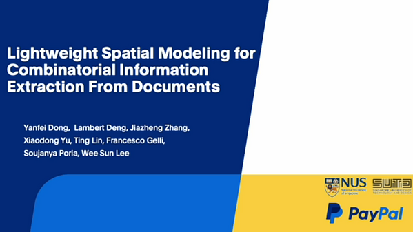 Underline | Lightweight Spatial Modeling for Combinatorial Information Extraction From Documents