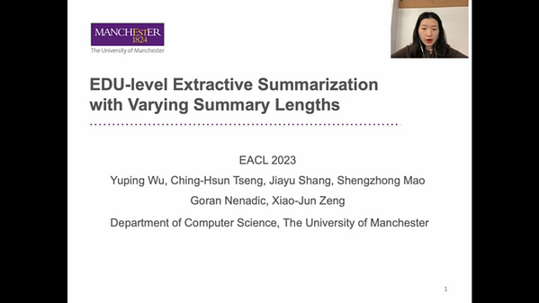 Underline Edu Level Extractive Summarization With Varying Summary Lengths