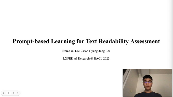 Underline | Prompt-based Learning for Text Readability Assessment Underline | Prompt-based Learning for Text Readability Assessment
