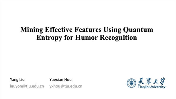 Mining Effective Features Using Quantum Entropy for Humor Recognition ...