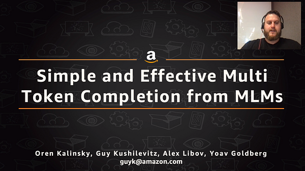 Underline | Simple and Effective Multi-Token Completion from Masked ...