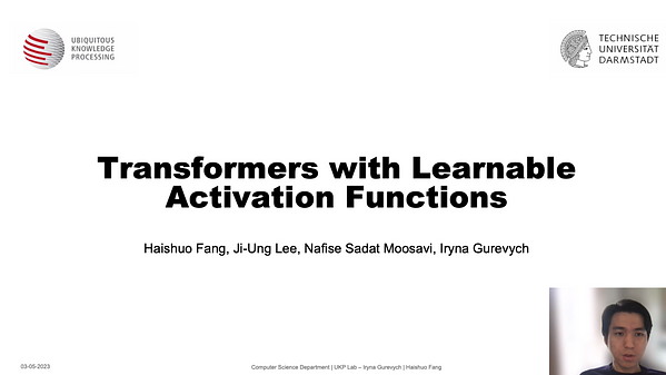 Underline Transformers With Learnable Activation Functions
