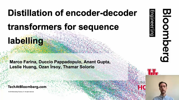 Underline Distillation Of Encoder Decoder Transformers For Sequence