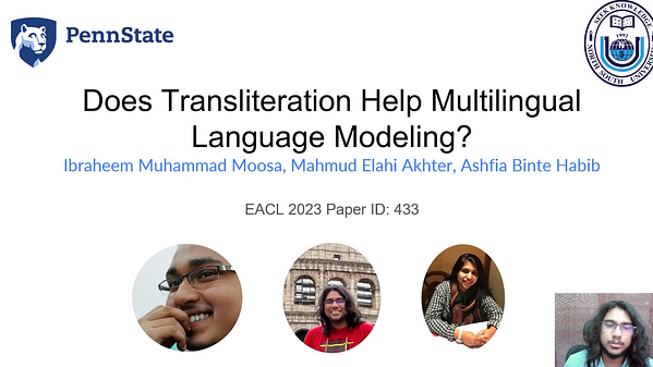 Underline | Does Transliteration Help Multilingual Language Modeling?