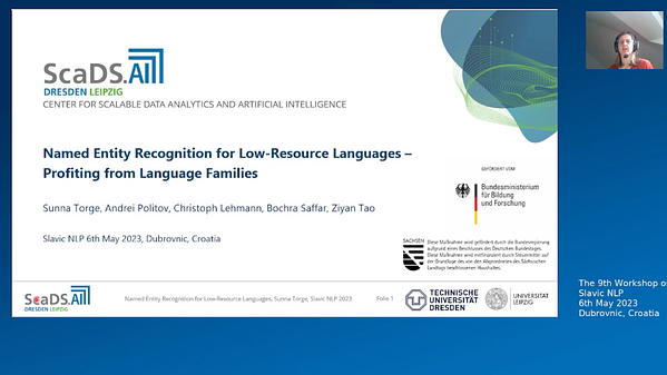 Underline | Named Entity Recognition for Low-Resource Languages – Profiting from Language Families