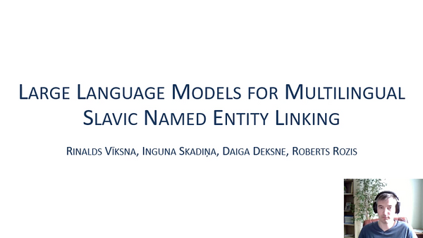 Underline | Large Language Models for Multilingual Slavic Named Entity Linking