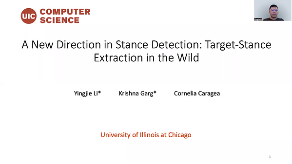 A New Direction In Stance Detection Target Stance Extraction In The Wild Underline
