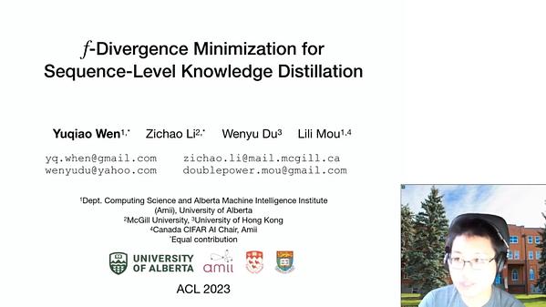 Underline | f-Divergence Minimization for Sequence-Level Knowledge ... Underline | f-Divergence Minimization for Sequence-Level Knowledge ...