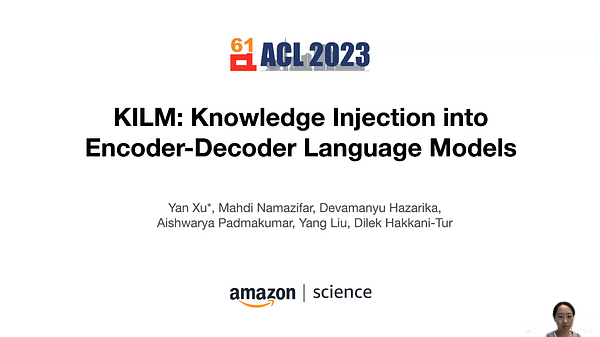 Underline | KILM: Knowledge Injection into Encoder-Decoder Language Models Underline | KILM: Knowledge Injection into Encoder-Decoder Language Models