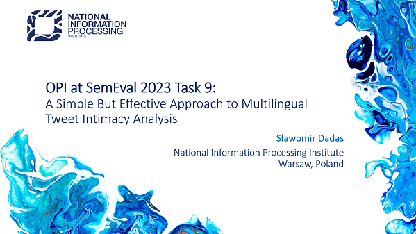 Underline | OPI at SemEval 2023 Task 9: A Simple but Effective Approach ... Underline | OPI at SemEval 2023 Task 9: A Simple but Effective Approach ...