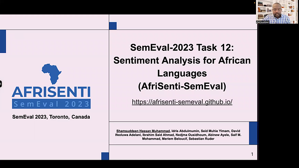 Underline | SemEval-2023 Task 12: Sentiment Analysis for African ... Underline | SemEval-2023 Task 12: Sentiment Analysis for African ...
