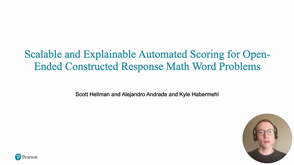 Underline Scalable And Explainable Automated Scoring For Open Ended Constructed Response Math