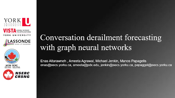 Conversation Derailment Forecasting with Graph Convolutional Networks ...