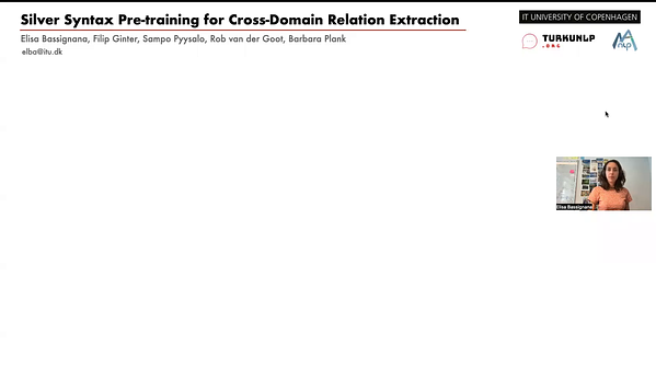 Underline Silver Syntax Pre Training For Cross Domain Relation Extraction