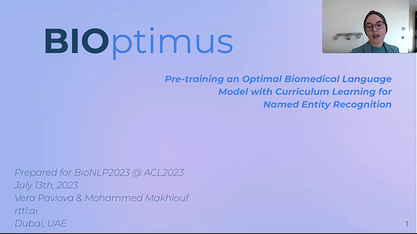 Underline | BIOptimus: Pre-training an Optimal Biomedical Language Model with Curriculum ...